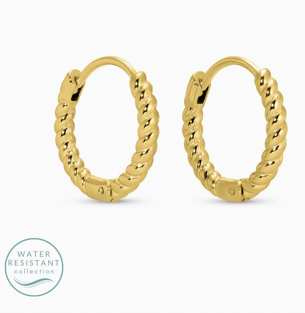Twist Huggies | Gold – Lou & Company